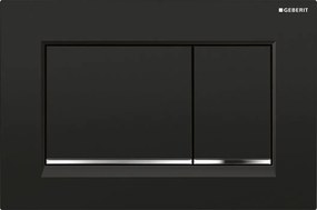 Geberit Sigma30 - Ovládací tlačítko Sigma30, černá/chrom lesklý, 115.883.KM.1
