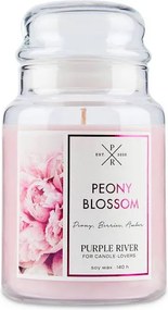 Sójová svíčka Purple River Peony Blossom 623 g