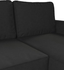 Potah na pohovku IKEA Backabro rozkládací se šezlongem barva černá látka pletený vzor