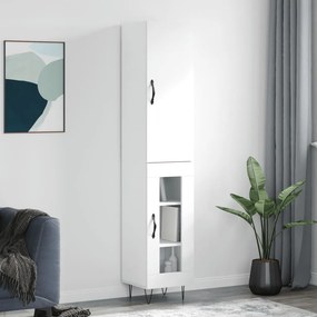Skříň highboard bílá 34,5 x 34 x 180 cm kompozitní dřevo 3199073