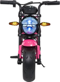 Elektrická motorka SUPERMOTO růžová
