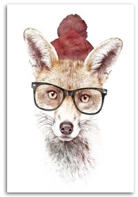 Gario Obraz na plátně Liška v brýlích - Robert Farkas Rozměry: 40 x 60 cm