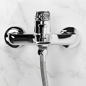 Rea Vision Premium, nástěnná vanová baterie s ruční sprchovou soupravou, chromová, REA-B6739