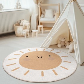 Pratelný dětský koberec ø100 cm Sunny World – Mila Home