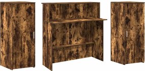 Recepční stůl kouřový dub 180x50x103,5 cm kompozitní dřevo 3324209