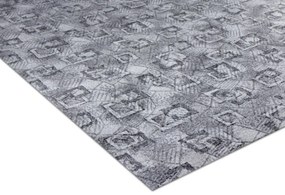 BALTA Metrážový koberec Bossanova 95 BARVA: Šedá, ŠÍŘKA: 4 m