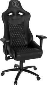 XXXLutz HERNÍ ŽIDLE, vzhled kůže, plochá tkanina, černá MID.YOU - Online Only kancelářské židle - 001918033401