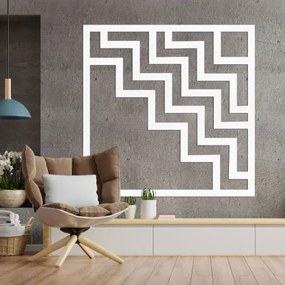 Geometrická dřevěná dekorace na zeď | Moderní design | SENTOP HDF0397-A