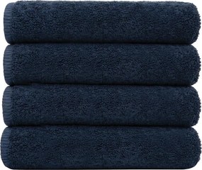 SCANquilt bavlněný ručník COMFORT COTTON tmavě modrá osuška 100 x 150 cm