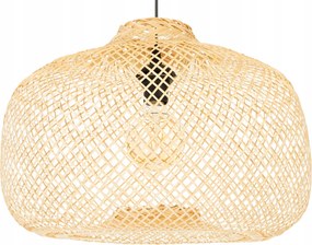 Závěsná lampa Boho Bali bambusová velká 50 cm TH03
