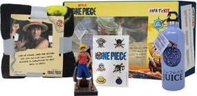 Heo GmbH Dárkový set One Piece - Netflix & Chill Gift Box (figurka, láhev, deka, samolepky) Multicolor