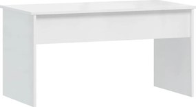 vidaXL Konferenční stolek 102 x 50,5 x 52,5 cm kompozitní dřevo [809635] Barva: bílá s vysokým leskem