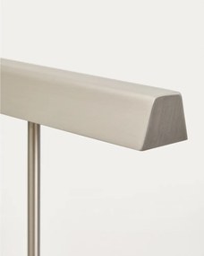 Stojací lampa ve stříbrné barvě (výška 121 cm) Lynor – Kave Home