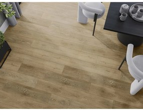 Mexen Alabama, vinylová podlaha 1227 x 187 mm LVT Dryback 2,5 mm, PVC podklad, 4stranná V-drážka, dub, F1319-1227-187-255-4V1-01