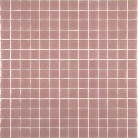Hisbalit Skleněná mozaika růžová Mozaika 166A LESK 2,5x2,5 2,5x2,5 (33,3x33,3) cm - 25166ALH