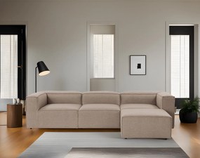 Atelier del Sofa Rohová sedací souprava Fora - Brown, Hnědá