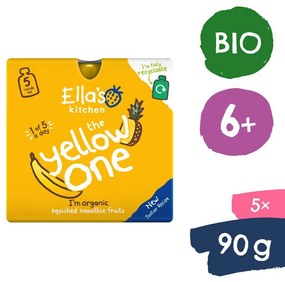 Ella's Kitchen BIO Yellow one ovocné pyré s banánem (5x90 g)