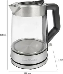ProfiCook WKS 1190G / Rychlovarná konvice / 2200w / 1.7L