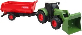 FARM COLLECTION Traktor s přívěsem na setrvačník / se zvukem a světlem