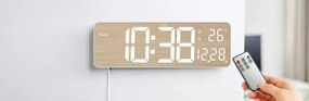 JVD Digitální nástěnné hodiny s LED podsvícením JVD DH324