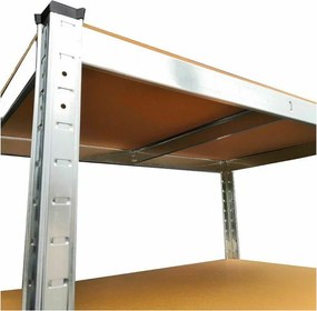 Fistar Regál 180x100x60 cm kovový zinkovaný 5-policový, nosnost 750 kg