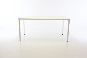 Stůl, op-lite, Maro, 120x80, bílá/bílá, 25mm