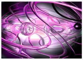 Obraz krásné fialové abstrakce (70x50 cm)