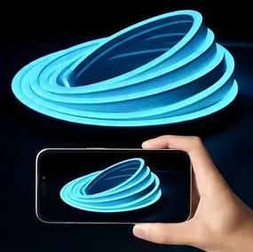 Vention Neon LED pásek s IR dálkovým ovladačem / LED pásek / RGB / sil