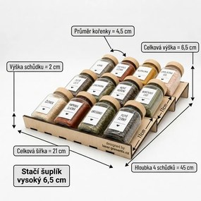 usporadejto.cz Organizér na kořenky do šuplíku, VASKY - NÍZKÝ 21 x 11 x 2 cm Akční ceny: cena za 3ks