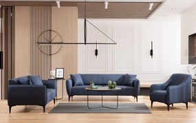 Hanah Home Dvoumístná pohovka BELISSIMO modrá 180 cm 560ARE1533