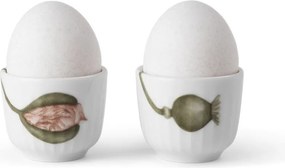 Porcelánové stojánky na vajíčka v sadě 2 ks Hammershøi Poppy – Kähler Design
