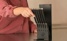 Pinti Inox Steakový nůž AUDREY / Sada 6 ks / vroubkovaná čepel 20 cm /