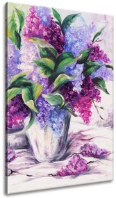 Gario Ručně malovaný obraz Kytice barevných levandulí Rozměry: 70 x 100 cm