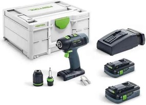 Festool AKU šroubovák T 18+3 HPC 4,0 I-Plus 576446