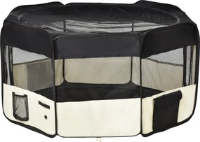 PawHut Hračka pro štěňata - Výcvikový výběh pro domácí zvířata, Klec pro štěňata, Ocelový rám, 600D Oxford Ø120 x V58 cm | Aosom