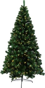Vánoční stromek se světýlky, zelená, 180 cm, LED450, CHRISTMAS TYP 5