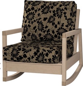 Potah na křeslo IKEA Lillberg barva béžová látka pletený vzor, vzorované