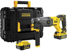 Stanley - 18V AKU kombinované kladivo, 2x aku 4,0 Ah Li-Ion, nabíječka SFMCH900M22-QW