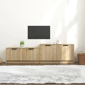 TV skříňka dub sonoma 158,5 x 36 x 45 cm kompozitní dřevo - Default Title