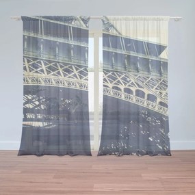 Sablio Záclony Eiffel Tower: 2ks 150x250cm