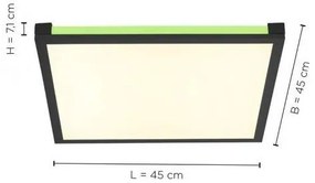 Leuchten Direkt 11621-18 - LED RGB Stmívatelné svítidlo MARIO LED/24W/230V + DO
