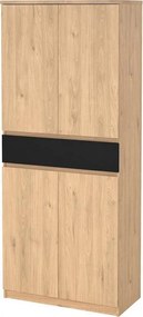 Falco Botník Simplicity 210 jackson hickory/černý mat