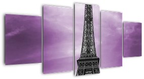 Abstraktní obraz Eiffelovy věže - obraz