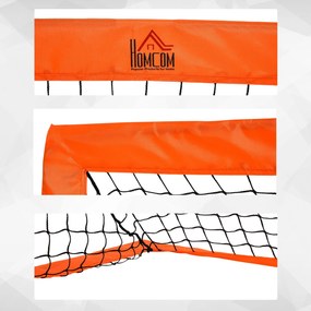 HOMCOM Fotbalová branka 2 kusy Skládací 183 x 90 cm Fotbalová branka s taškou odolná vůči počasí pro venkovní fotbal pro dospělé Branky do zahrady pr…
