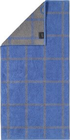 Ručník Two-Tone s kostkami 80 x 150 cm nebově modrý