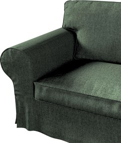 Potah na pohovku IKEA Ektorp 2-místná s lenoškou barva zelená látka pletený vzor