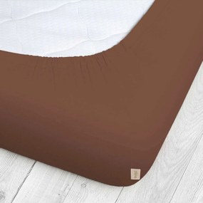 Jersey prostěradlo - new collection terakotové na výšku matrace do 20 cm Velikost: 60 x 120