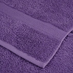 Premium ručníky SOLUND 10 ks fialové 50 x 100 cm 600 g/m² 137355