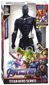 Ozvučené postavičky akčních superhrdinů Marvel, Titan Hero series 30 cm Varianta: Black Panther, s krabicí