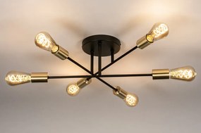 Stropní designové svítidlo do obýváku Bulb Vernon Sydney Gold 6